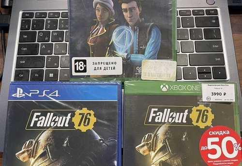 Fallout 76 и tales from the borderlands на xbox