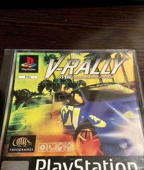 Игра V-rally для PS1 лицензия