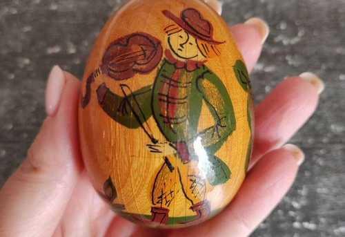 Яйцо лаковая миниатюра 1989г