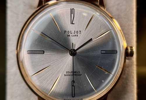 Poljot 2209 De Luxe Au20 ультратонкие часы СССР