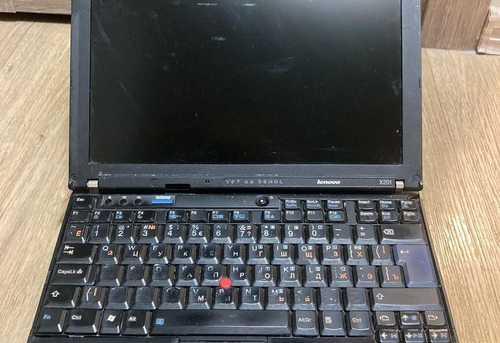 12.1" Lenovo ThinkPad X201, 320 ГБ, Core i7-620LM, RAM 3 ГБ, Intel GMA 5700M HD 0.25 ГБ