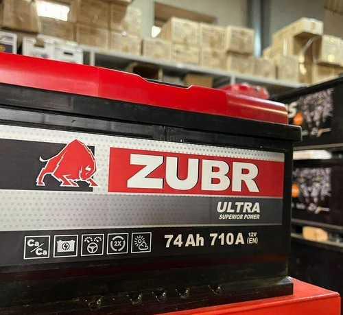 Аккумулятор 74 Ач Zubr Ultra Exide на Рено Ниссан