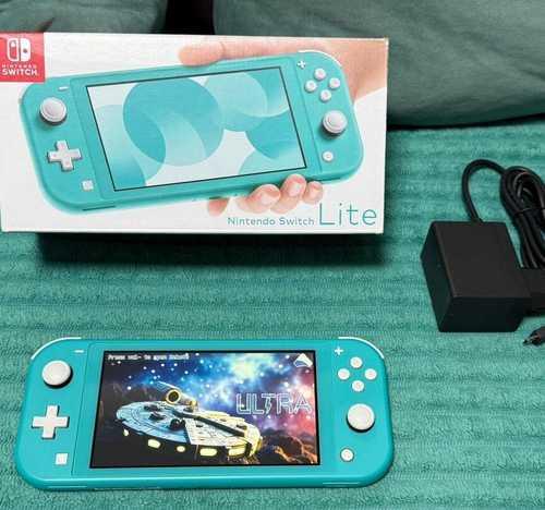 Nintendo switch lite прошитая чип 64gb