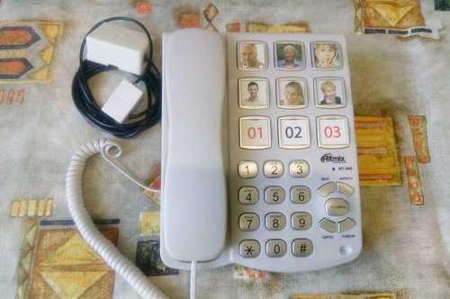 Телефон проводной Ritmix RT-500