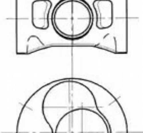 Kolbenschmidt 99742720 Поршень двигателя