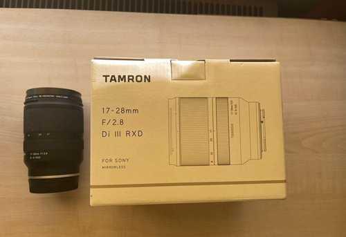 Объектив Tamron (Sony E) 17-28 mm F/2.8 Di III RXD