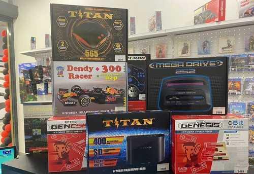 Ретро приставки Genesis/Titan/MegaDrive/Dendy/Sega