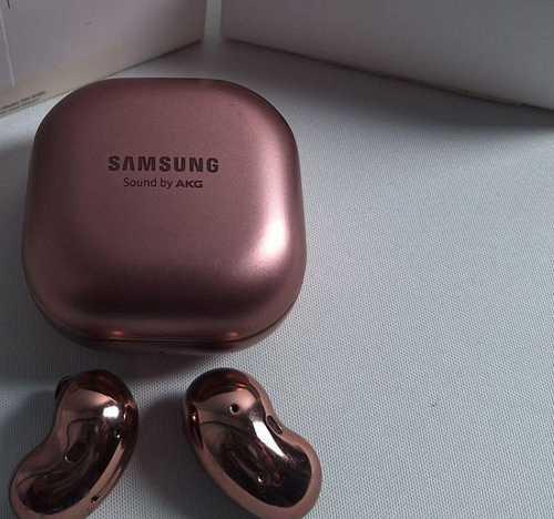 Samsung galaxy buds live бронза