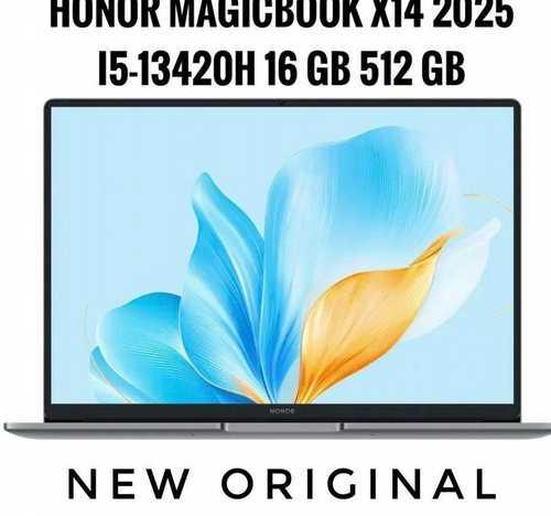 Honor MagicBook X14 (Новый) I5-13420H, 16/512Gb