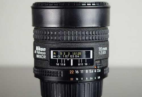 Nikon AF 16mm f/2.8 D
