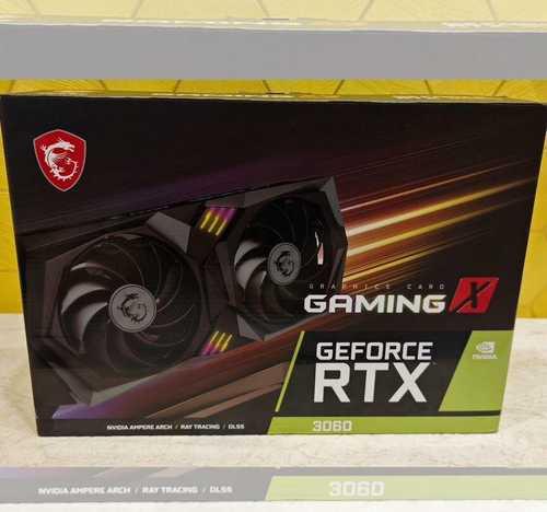 MSI nvidia GeForce RTX 3060 gaming X 12G 12гб