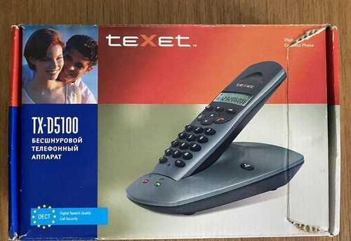 Беспроводной домашний радиотелефон TeXet D5100