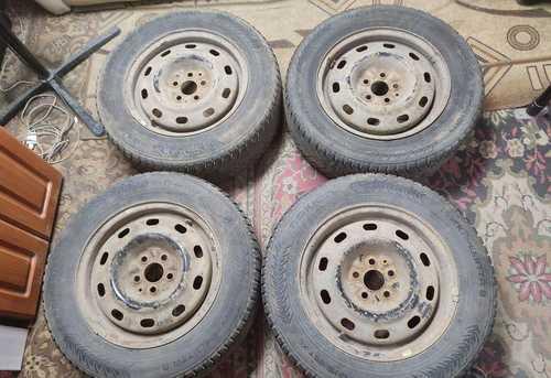 Колеса зимние 5х100 r15 195 65 4шт