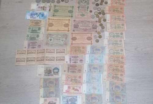 Коллекция монет и банкнот