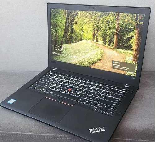 ThinkPad T480 с биослоком 4ядерный на i5/8++/256++