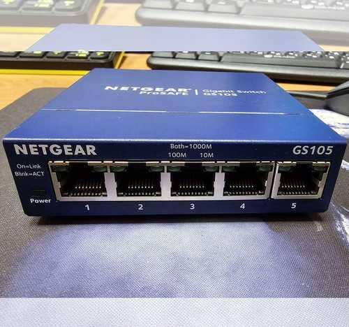 Коммутатор Netgear ProSafe неуправляемый gs105ge