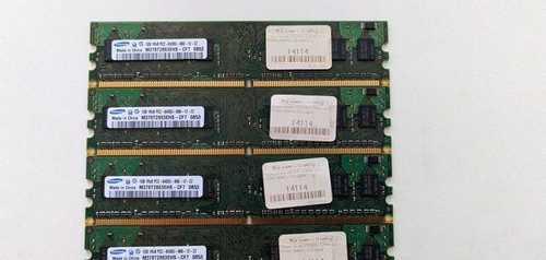 Модуль памяти Samsung DDR2 1Rx8 PC2-6400U-666-12-Z