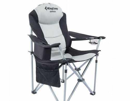 Кресло KingCamp Delux Steel Arms Chair 3888