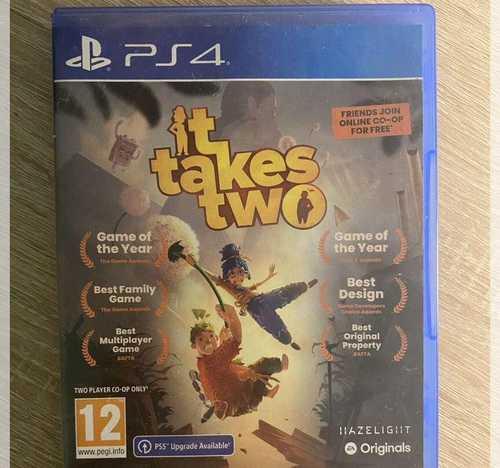 Диски для ps4 it takes two