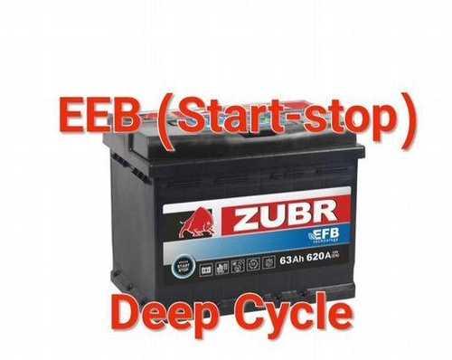 Аккумулятор Start-Stop (EFB) 63ач 620A 242x175x190