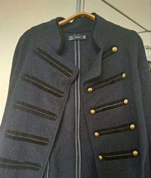 Двубортный пиджак-шинель Zara