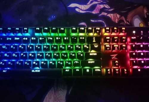 Игровая клавиатура zet blade (blue)