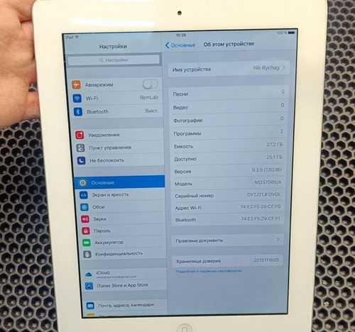 Apple iPad 3 A1430 32Гб WiFi