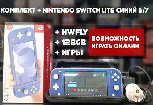 Nintendo Switch Lite Синий Прошитый 128GB Б/У
