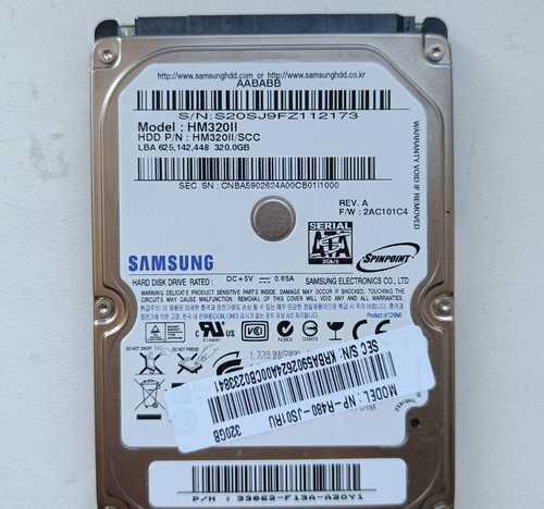 Жёсткий диск HDD 320Гб