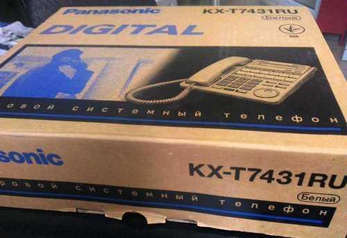Цифровой системный телефон Panasonic KX-T7431RU
