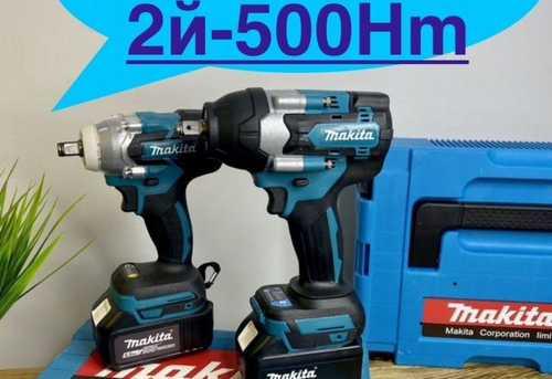 Аккумуляторный Мощный Гайковерт Makita 500Hm