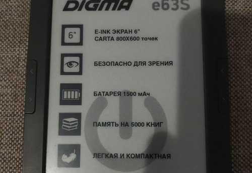 Чернильная электронная книга Digma E63s 4gb