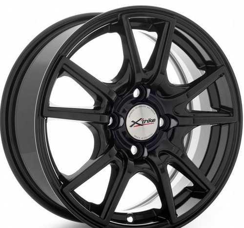 R14 4x100 6J ET38 D67,1 X'trike X-104 BK