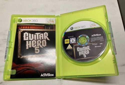 Диск Guitar Hero 5 для Xbox 360