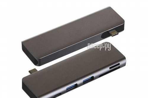 Хаб USB Baseus Harmonica 5in1 HUB Adapter Grey