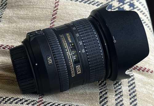 Nikon 16-85mm VR ED DX Nikkor