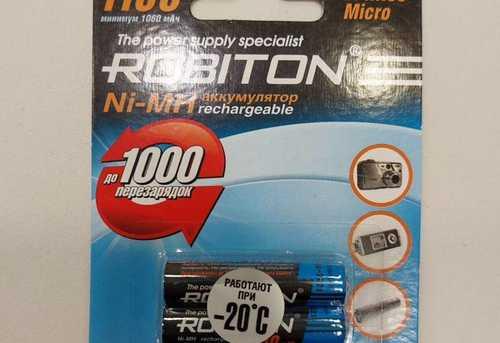 Аккумулятор Robiton AAA, 1.2 В, 1100 мАч