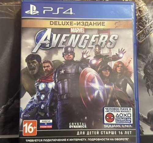 Диск Marvel avengers для ps4