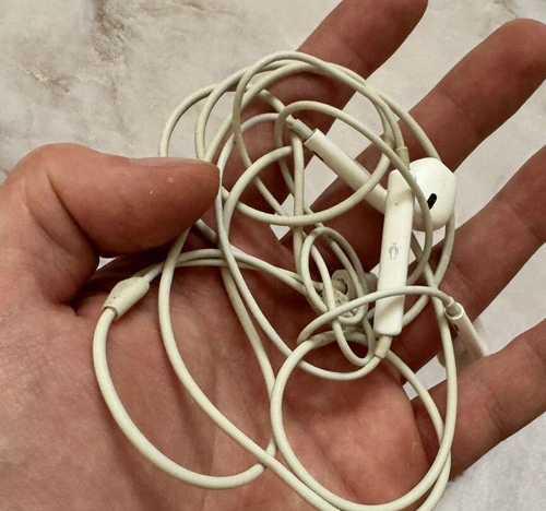 Наушники apple earpods lightning