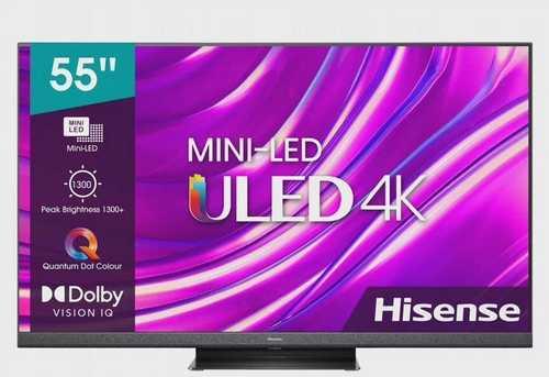 Телевизор hisense 55" 55U8HQ 120Hz 4K UHD SmartTV