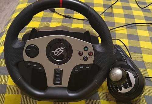 Игровой руль dexp wheelman pro gt