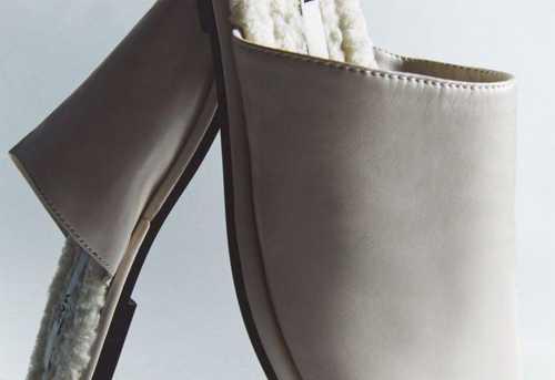 Туфли мюли zara 36
