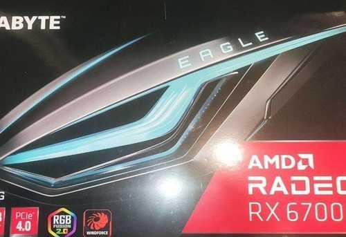 Видеокарта gigabyte AMD Radeon RX 6700 XT eagle