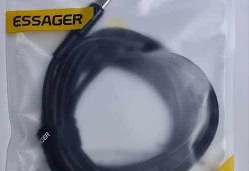 Кабель Essager 2m Type-C на Type-C до 100W