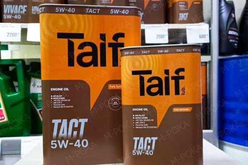 Taif Tact 5W-40 A3/B4 синтетика 1л/4л