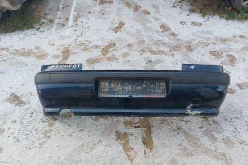 Задний бампер Peugeot 406 седан дорестайлинг