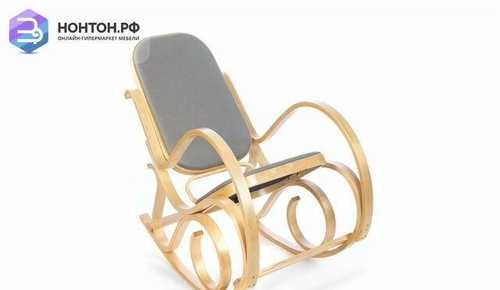 Кресло-качалка AX3002-2 натуральный / светло-серый