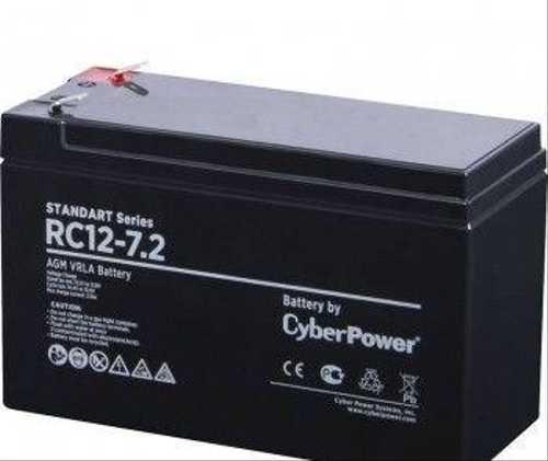 CyberPower Аккумулятор RC 12-7.2 12V/7.2Ah