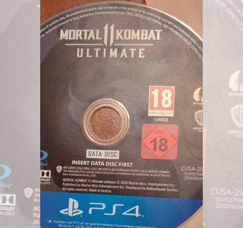 Диск mortal kombat 11