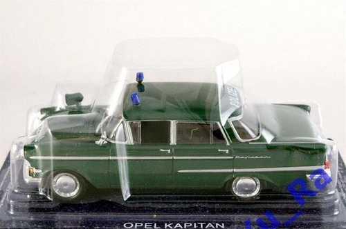 Opel Kapitan 1960 Полиция Германии №6 1:43 Yu-Ra